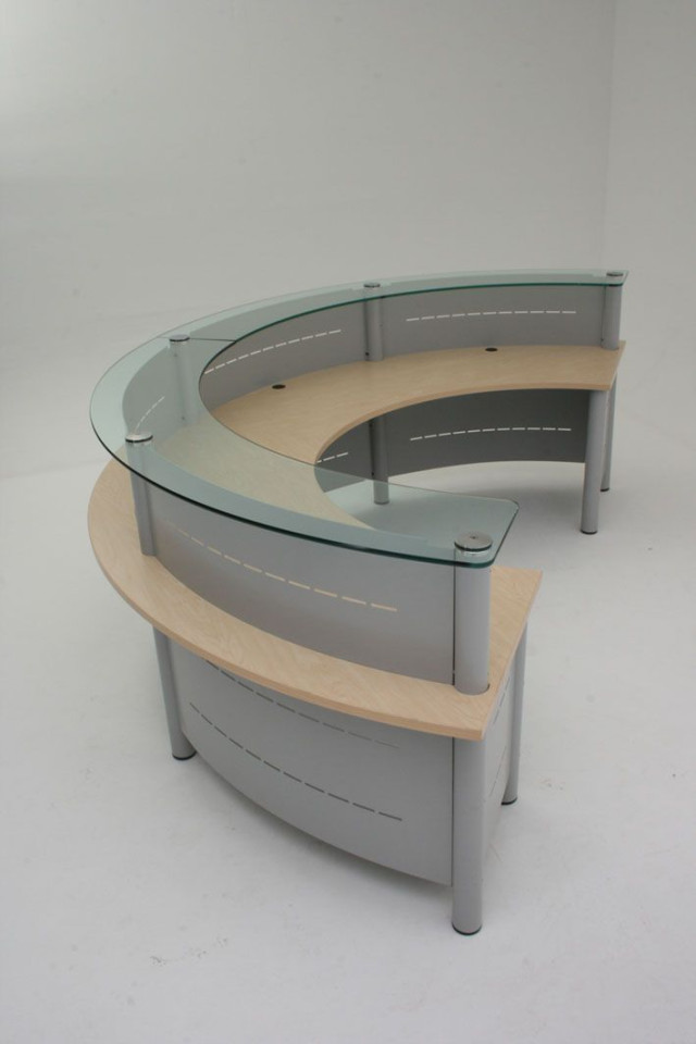 Muebles Treviño - Recepción Ekos Medio Circulo para 1 persona